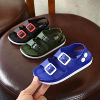 China Summer 2022 simple Boys and Girls slippers England Baby Non-slip kids Casual Shoes outdoor buckle Children's Sandals for sale