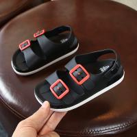China Summer 2022 simple Boys and Girls slippers England Baby Non-slip kids Casual Shoes outdoor buckle Children's Sandals for sale