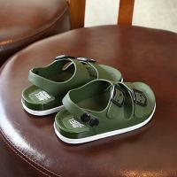 China Summer 2022 simple Boys and Girls slippers England Baby Non-slip kids Casual Shoes outdoor buckle Children's Sandals for sale