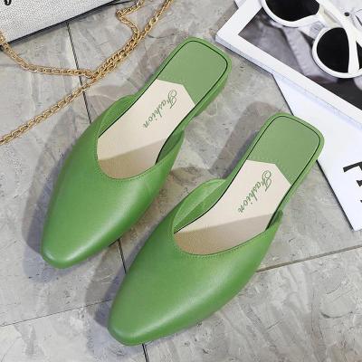 China New Fashion Summer slides Women PVC upper soft sole non-slip slippers flat elegant outdoor casual shoes for sale