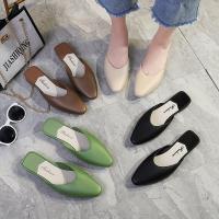 China New Fashion Summer slides Women PVC upper soft sole non-slip slippers flat elegant outdoor casual shoes for sale