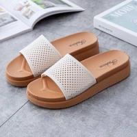 China Custom Simple style slippers Breathable mesh solid color outdoor lady shoes slides summer sandals women for sale