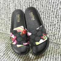 China New design printing outdoor slippers soft sole custom beach shoes comfortable non-slip summer sandals women for sale