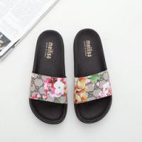 China New design printing outdoor slippers soft sole custom beach shoes comfortable non-slip summer sandals women for sale