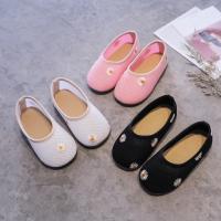 China New Design girls Daisy Flower Sandals Youth Cloth Upper  For kids in stock baby casual shoes for sale
