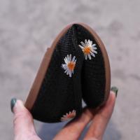 China New Design girls Daisy Flower Sandals Youth Cloth Upper  For kids in stock baby casual shoes for sale