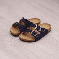 China Kids Double Adjustable Strap Cork Sole  Slippers Children contracted baby girl sandals for sale