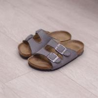 China Kids Double Adjustable Strap Cork Sole  Slippers Children contracted baby girl sandals for sale