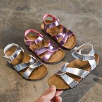 China Girls  baby Children Sport Sandals contracted Colorful Buckle Strap kids Sandals for sale