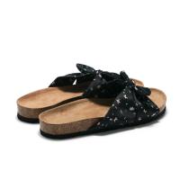 China Printing Bow Beach Ladies Sandals  Breathable Cool Ladies Sandals for sale