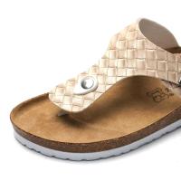China 2021 Summer New Fashion ladies flip flop EVA Sandal Buckle Non-slip Open Toe Flat Cork Slipper casual shoes woman for sale