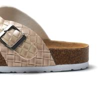 China 2021 Summer New Fashion ladies flip flop EVA Sandal Buckle Non-slip Open Toe Flat Cork Slipper casual shoes woman for sale