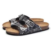 China 2021 summer Hot Selling ladies sandal Flat Double Strap Buckle Fashion Design Outdoor ladies cork slippers other trendy shoes for sale