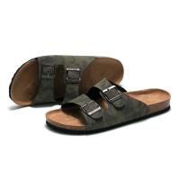 China Camouflage Cork Slippers Female Beach  Anti Slip Breathable for sale