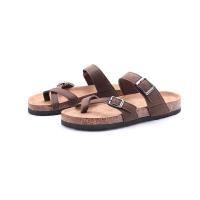 China Latest nice design 2020 fashion  cork wood sole slippers ladies leisure flip flops other trendy shoes for sale
