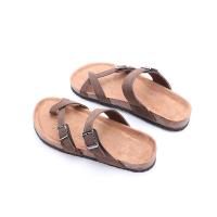 China Latest nice design 2020 fashion  cork wood sole slippers ladies leisure flip flops other trendy shoes for sale