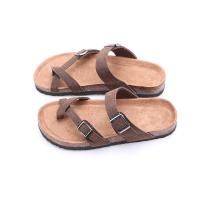 China Latest nice design 2020 fashion  cork wood sole slippers ladies leisure flip flops other trendy shoes for sale
