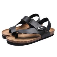 China Pure Color Summer Beach Shoes With Metal Buckle  Low Wood  Solid Pattern for sale