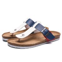 China men summer shoes flat slippers latest design Classic Style men Cork sandal upper for sale