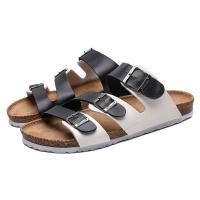 China men hot sale new style popular soft wooden sole with metal buckles comfort slippers zapatillas for sale