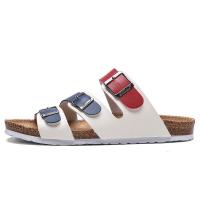 China men hot sale new style popular soft wooden sole with metal buckles comfort slippers zapatillas for sale