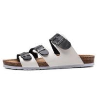 China men hot sale new style popular soft wooden sole with metal buckles comfort slippers zapatillas for sale