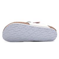 China Black Antislip tpr Outsole Summer Beach Two Strap Cork Sandals Slipper for men for sale