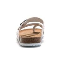 China Women geometry Print rubber flat sole Sandal Summer Autumn Beach Slippers For Ladies new design cork slipper for sale