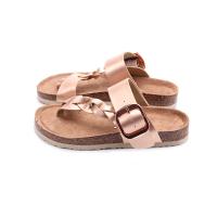 China Leisure Summer Beach Shoes Flat With Cork Anti Slippery Comfortable for sale