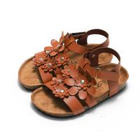 China Colorful Synthetic Leather Children Sandals Lightweight Comfortable for sale