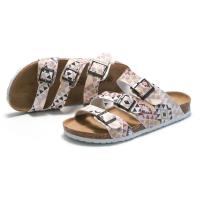 China 2021 New Summer Trend women cork Sandals three Buckle Clogs slides Slipper ladies open toe beach platform slide sandals for sale