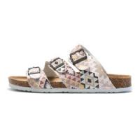 China 2021 New Summer Trend women cork Sandals three Buckle Clogs slides Slipper ladies open toe beach platform slide sandals for sale