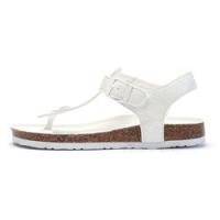 China Women's flip flop flat casual cork slides slippers buckle strap flat summer cork women solid color Beach  sandals for sale