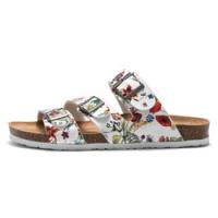 China new design Wood Women Cork sandals  Lady house indoor and outdoor slippers white platform sandal for sale