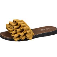 China Simple Round Head  Beach Shoes Solid Color Lace Women Flat  Beach Shoes for sale
