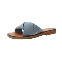 China Women Summer Beach Shoes  Casual Flat Bottom Rubber Outsole Material for sale