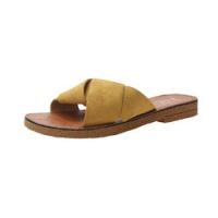 China Women Summer Beach Shoes  Casual Flat Bottom Rubber Outsole Material for sale