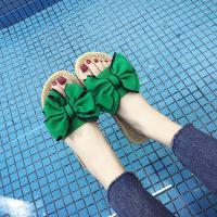 China Flat Bottom Women Slippers Comfortable Rubber Slide  Anti Slip Breathable for sale