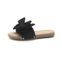 China Flat Bottom Women Slippers Comfortable Rubber Slide  Anti Slip Breathable for sale
