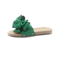 China Flat Bottom Women Slippers Comfortable Rubber Slide  Anti Slip Breathable for sale