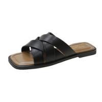 China Slippers summer fashion trend 2022 new wedge womens sandals outdoor non-slip casual shoes with best price for sale