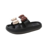 China Bowknot Upper Beach Shoes Women  Thick Bottom Non Slip  Beach Shoes for sale