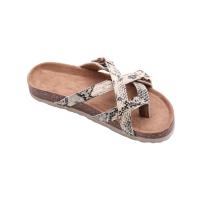 China fashion design ladies Beach sandals tpr sole causal women wood slippers summer soft wood flip flops rubber slide sandals for sale