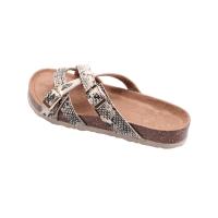 China fashion design ladies Beach sandals tpr sole causal women wood slippers summer soft wood flip flops rubber slide sandals for sale
