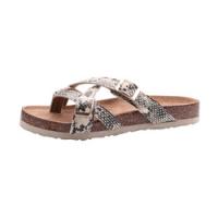 China fashion design ladies Beach sandals tpr sole causal women wood slippers summer soft wood flip flops rubber slide sandals for sale