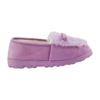 China Winter women Warm Faux Fur Lined purple Suede loafers Breathable House outdoor lofer shoes for sale