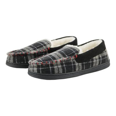 China Men anti-Slip casual breathable slippers winter warm light soft round flat fluffy house indoor outdoor lofer shoes for sale