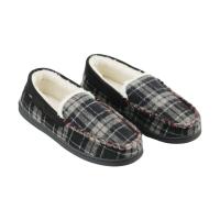 China Men anti-Slip casual breathable slippers winter warm light soft round flat fluffy house indoor outdoor lofer shoes for sale