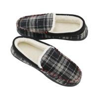 China Men anti-Slip casual breathable slippers winter warm light soft round flat fluffy house indoor outdoor lofer shoes for sale