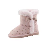 China Plush Winter Snow Boots Warm Baby Lovely  Children Snow Boots for sale
